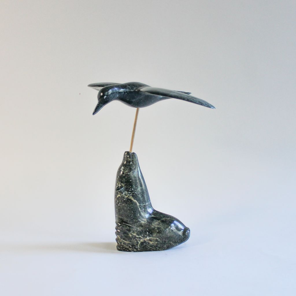 Ning Ashoona | Flying Bird on Base – La Guilde