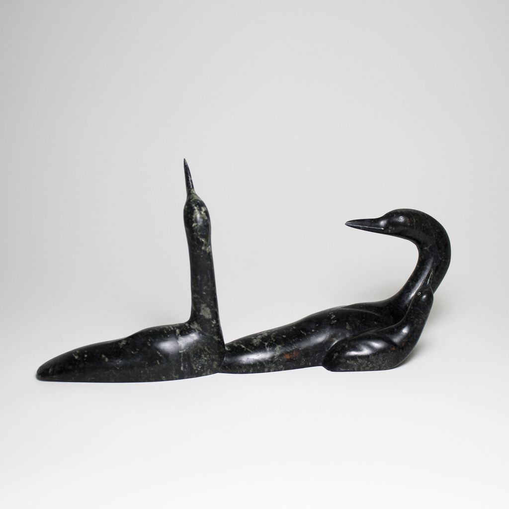 Ning Ashoona | Family of Loons – La Guilde